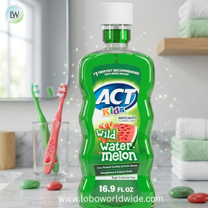 ACT Kids Anticavity Fluoride Rinse 16.9 fl. oz. Accurate Dosing Cup, A ...