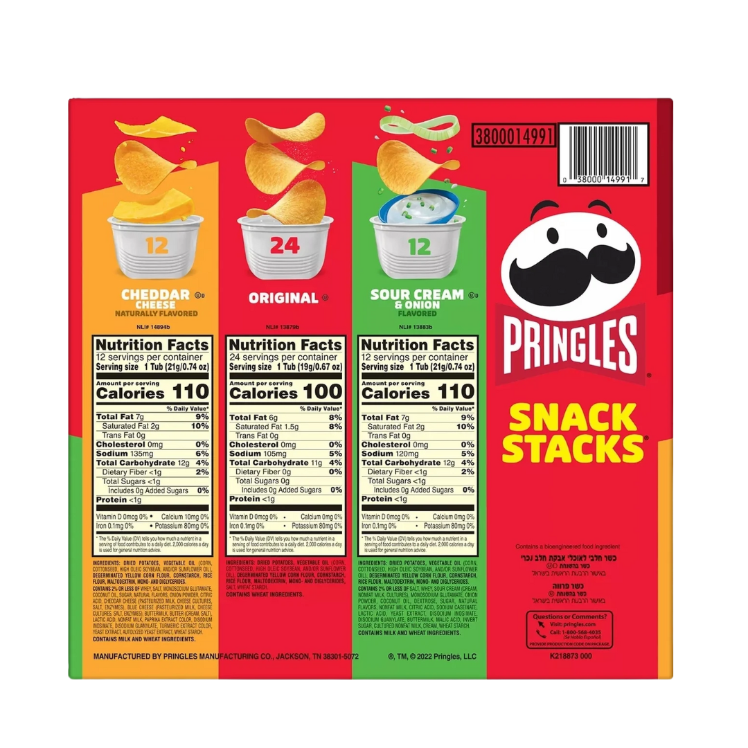 Pringles Snack Stacks Variety Pack (48 Count) – Lobo Worldwide Inc.