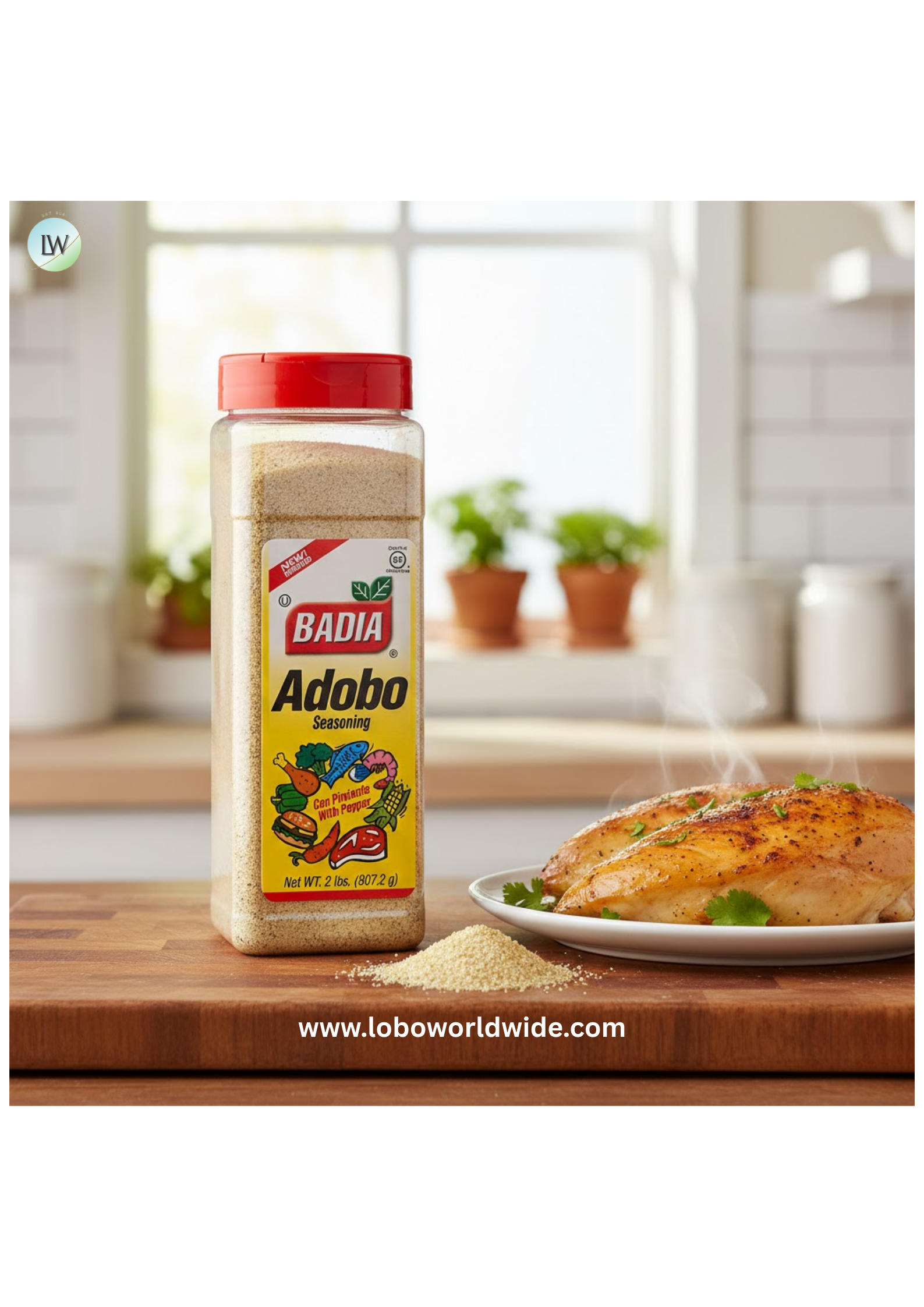 Badia Adobo Seasoning With Pepper, 32 oz. – Lobo Worldwide Inc.