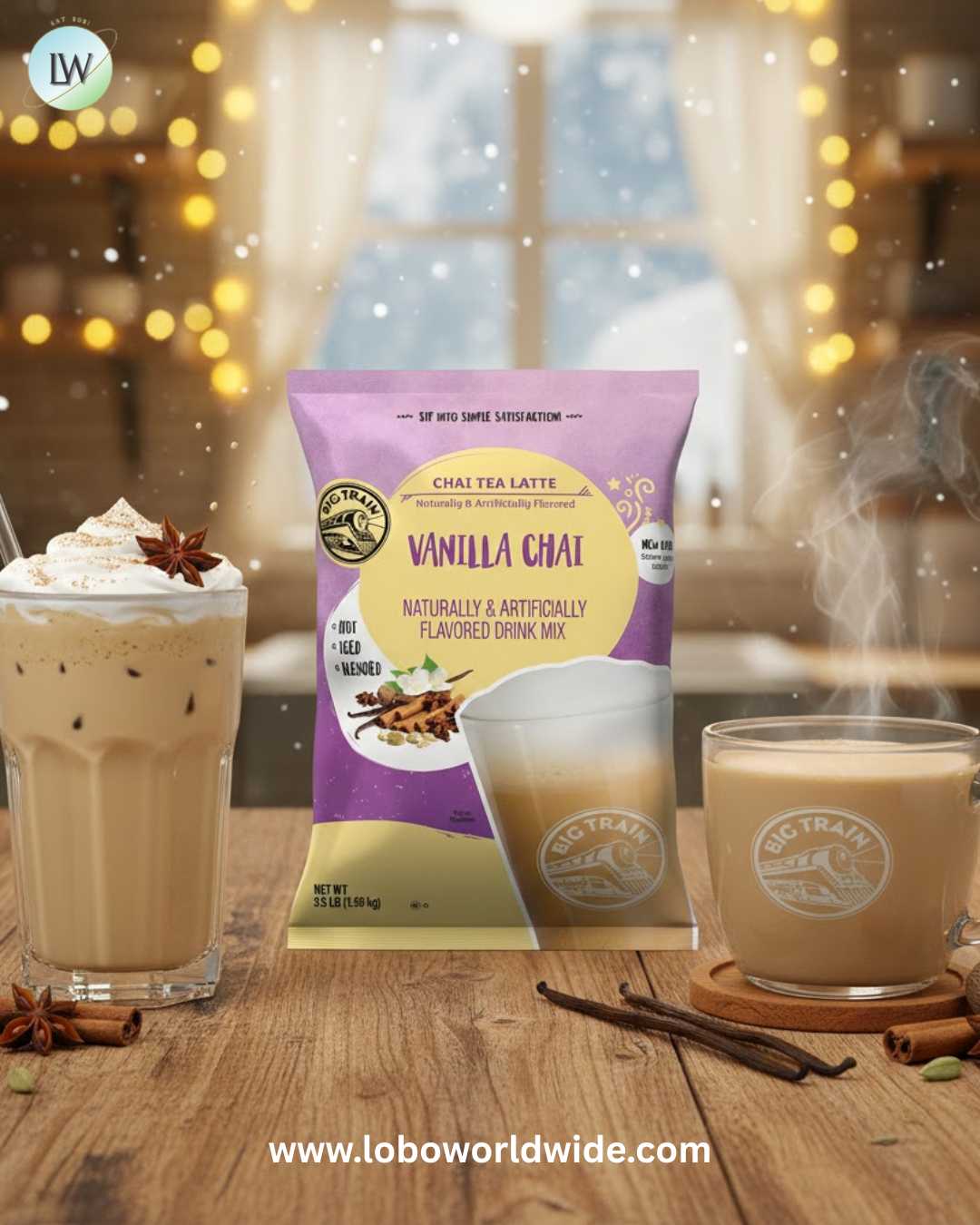 Big Train 3.5 lb. Ice Coffee Mix(various flavours) – Lobo Worldwide Inc.