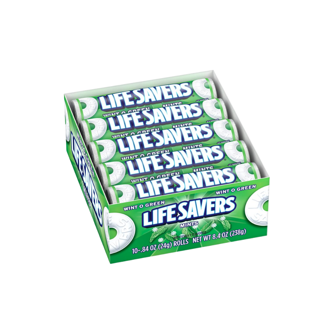 LIFE SAVERS Mints Wint-O-Green Hard Candy Bulk Mints, Hard Candies,(20 ...
