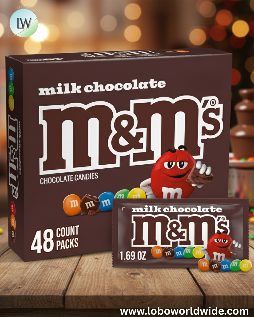M&M'S Milk Chocolate Bulk Candy 48 ct. – Lobo Worldwide Inc.