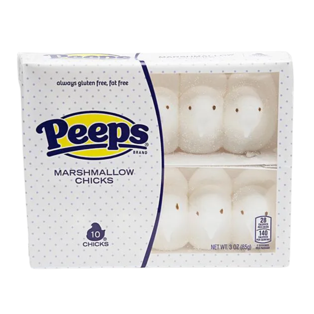 Peeps Marshmallow Chicks Candy - White: 10-Piece Pack – Lobo Worldwide Inc.