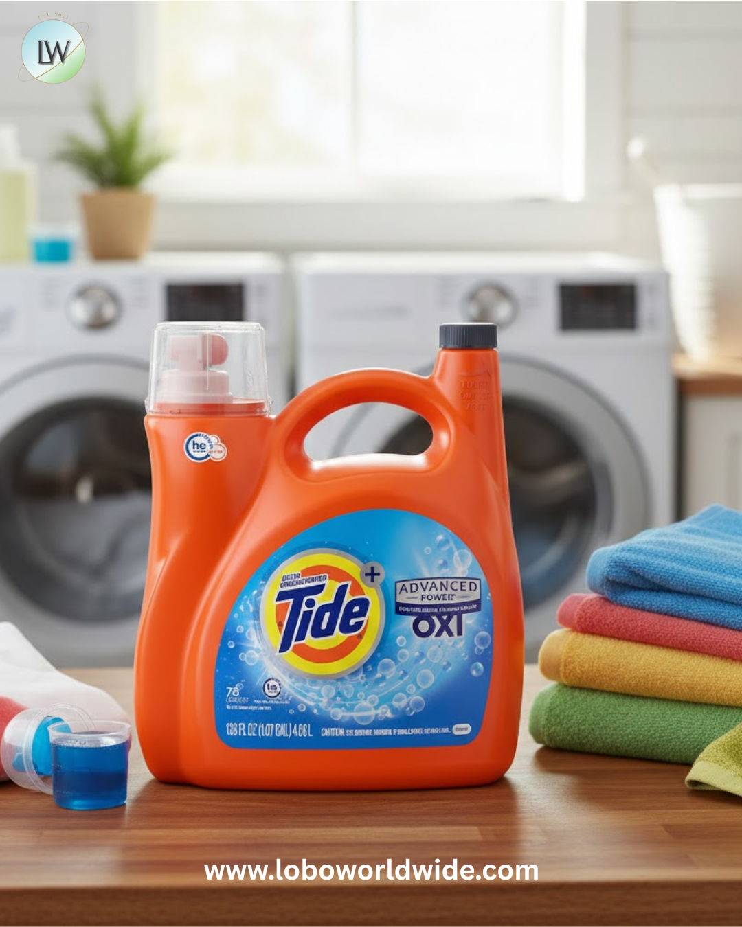 Tide Plus Advanced Power with Oxi Liquid Laundry Detergent, Original ...