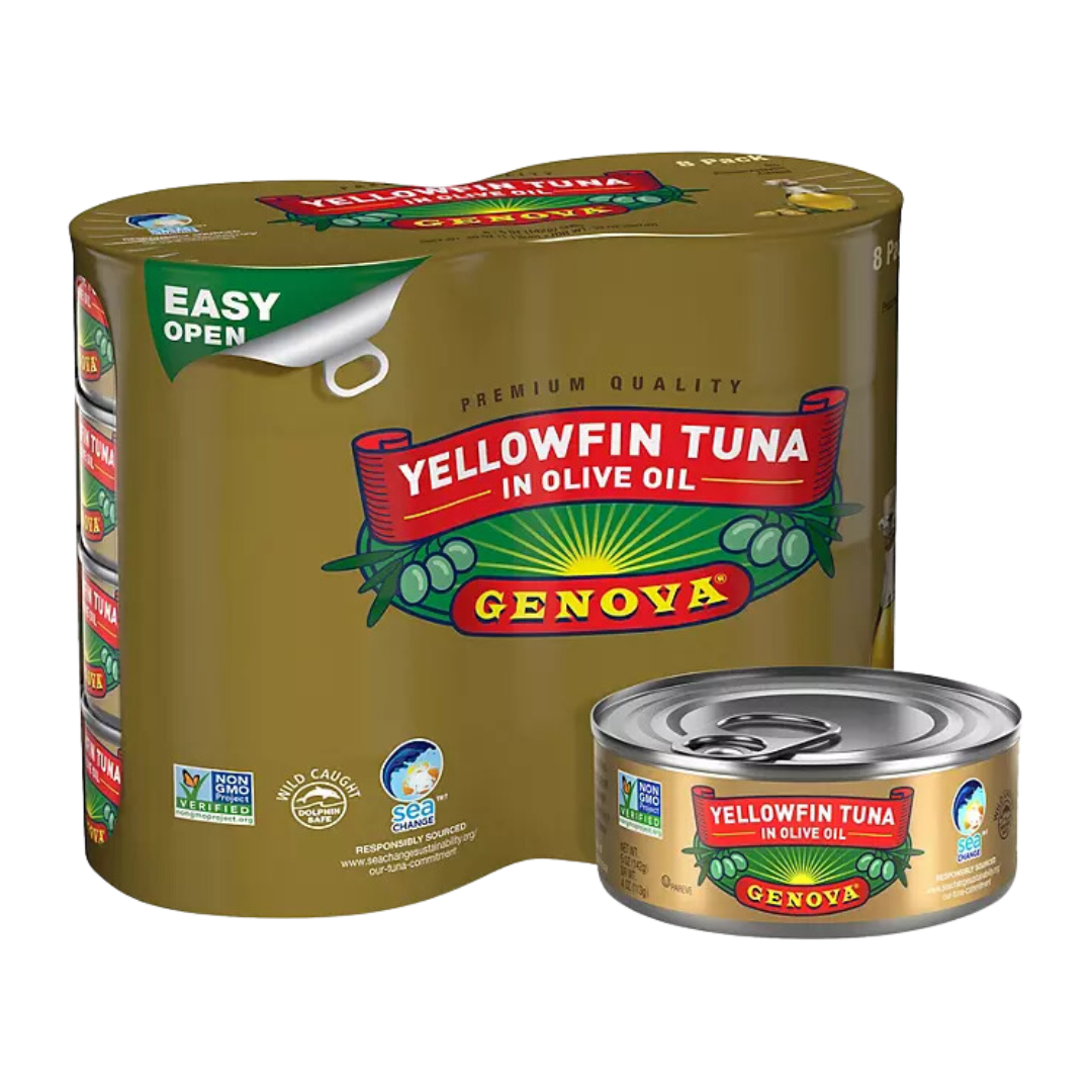 Genova Yellowfin Tuna in Olive Oil (8pk.) – Lobo Worldwide Inc.
